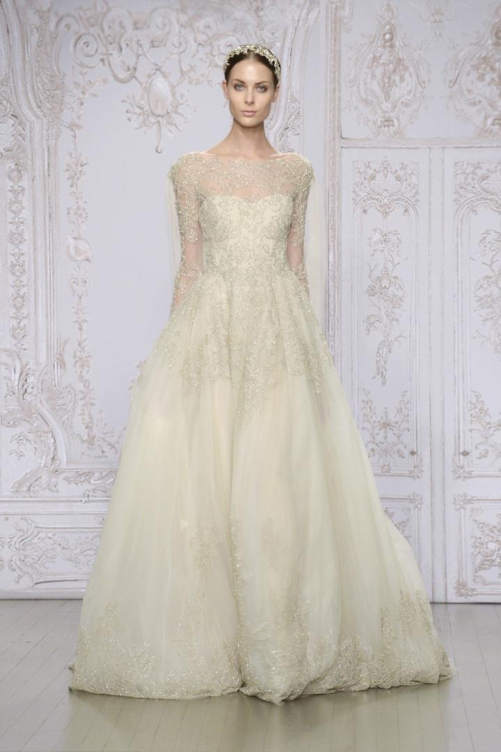 22 Gold Wedding Dresses That’ll Make You Shine on Your Big Day