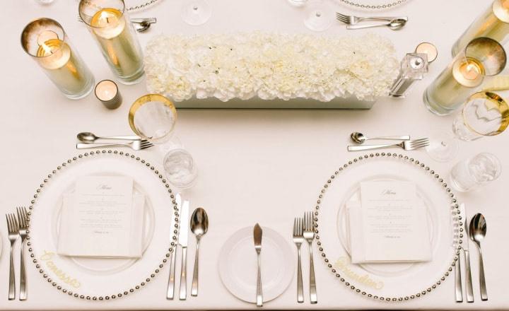 The Anatomy of a Wedding Table Setting